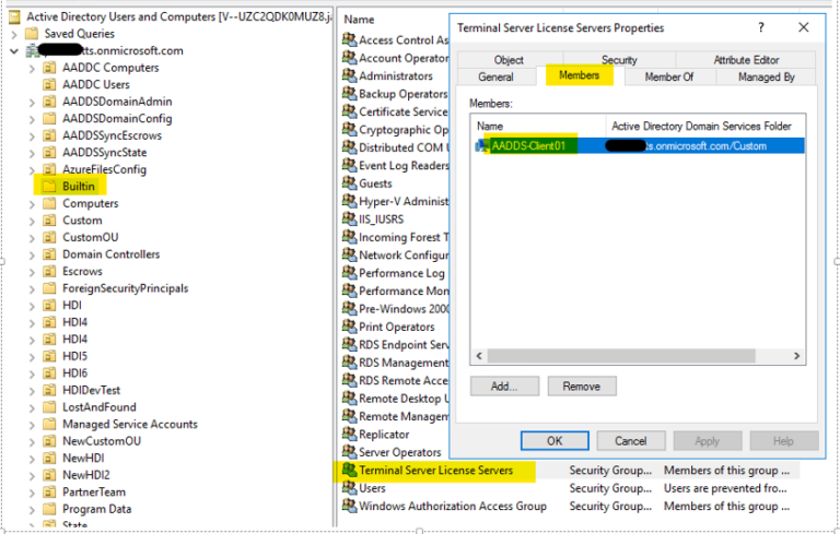 Remote Desktop Licensing on Azure AD Domain Services | AAD Support Notes