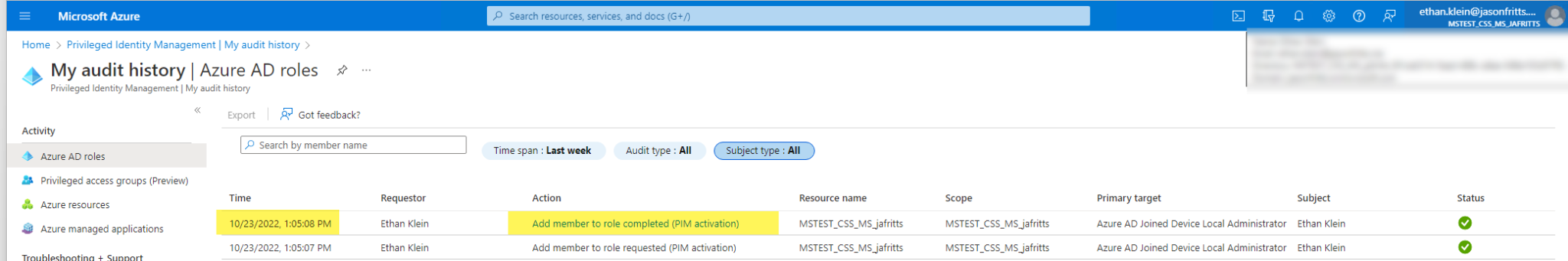 Elevating To The Azure Ad Joined Device Local Administrator Role With Privileged Identity